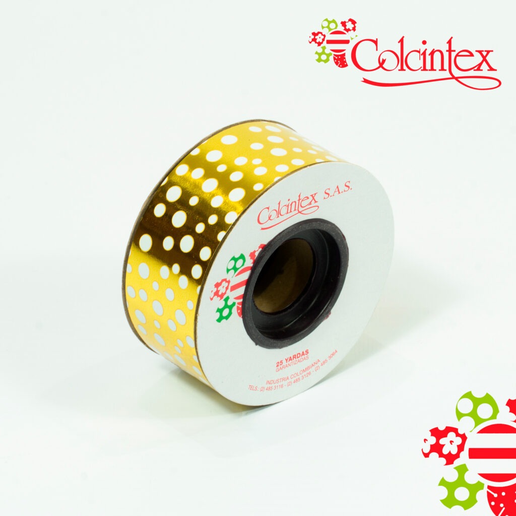 Cinta Metalizada dorado-866 - Colcintex