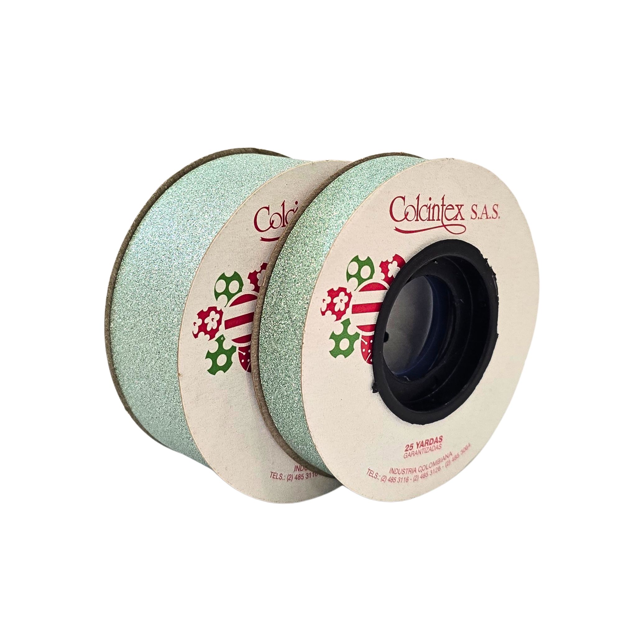 Cinta Escarchada Verde - Colcintex